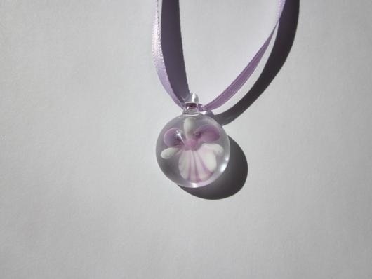 Purple Orchid Pendant - Delphi Artist Gallery