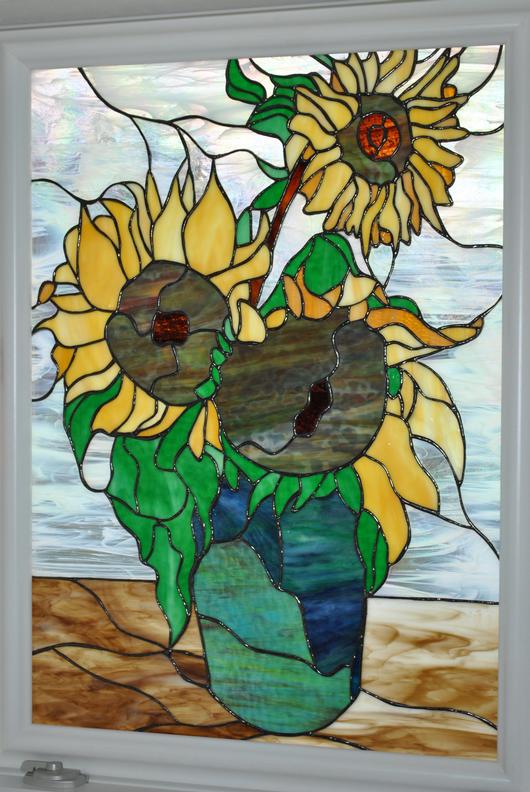 Van Goghs Three Sunflowers In A Vase - Delphi Artist Gallery