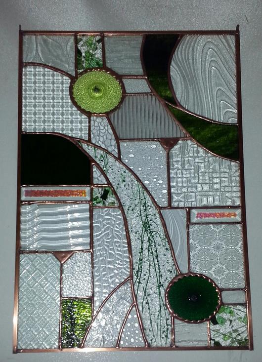 Clear And Green Glass Abstract - Delphi Artist Gallery
