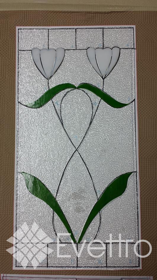Stained Glass Panel "Sweet Daisy" - Delphi Artist Gallery