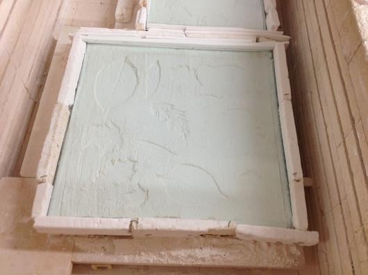 “Cascading Leaves” (Dry Plaster Casting) - Delphi Artist Gallery