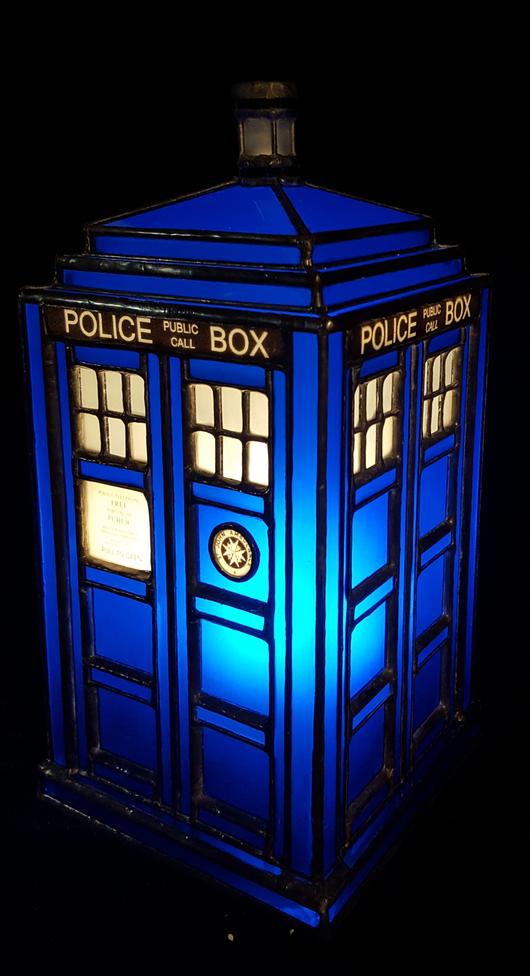 Tardis Lamp #4 - Delphi Artist Gallery