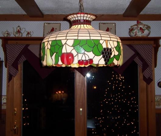 Tiffany Lamp Shade With Fruit - Delphi Artist Gallery