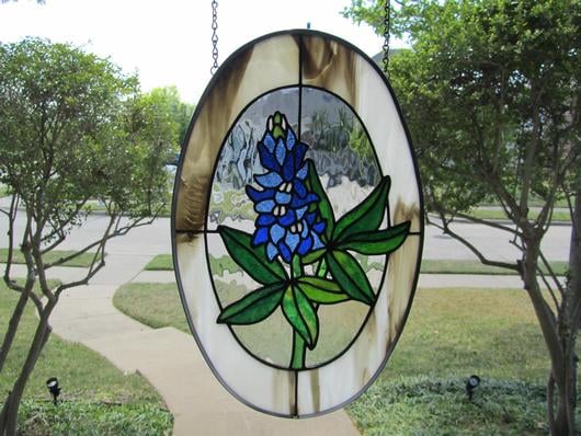 Texas Bluebonnet (Www.Stainedglassbyjames.com) - Delphi Artist Gallery