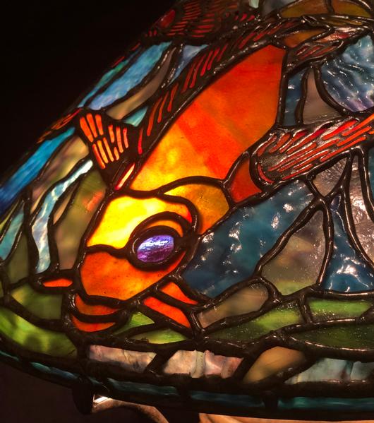 Tiffany 16” Koi Fish Reproduction - Delphi Artist Gallery
