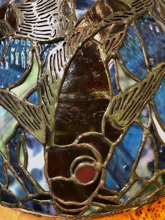 Tiffany 16” Koi Fish Reproduction - Delphi Artist Gallery