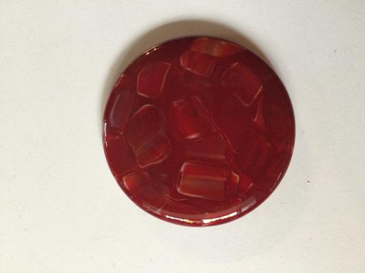 Red Baroque Fused Bowl - Delphi Artist Gallery