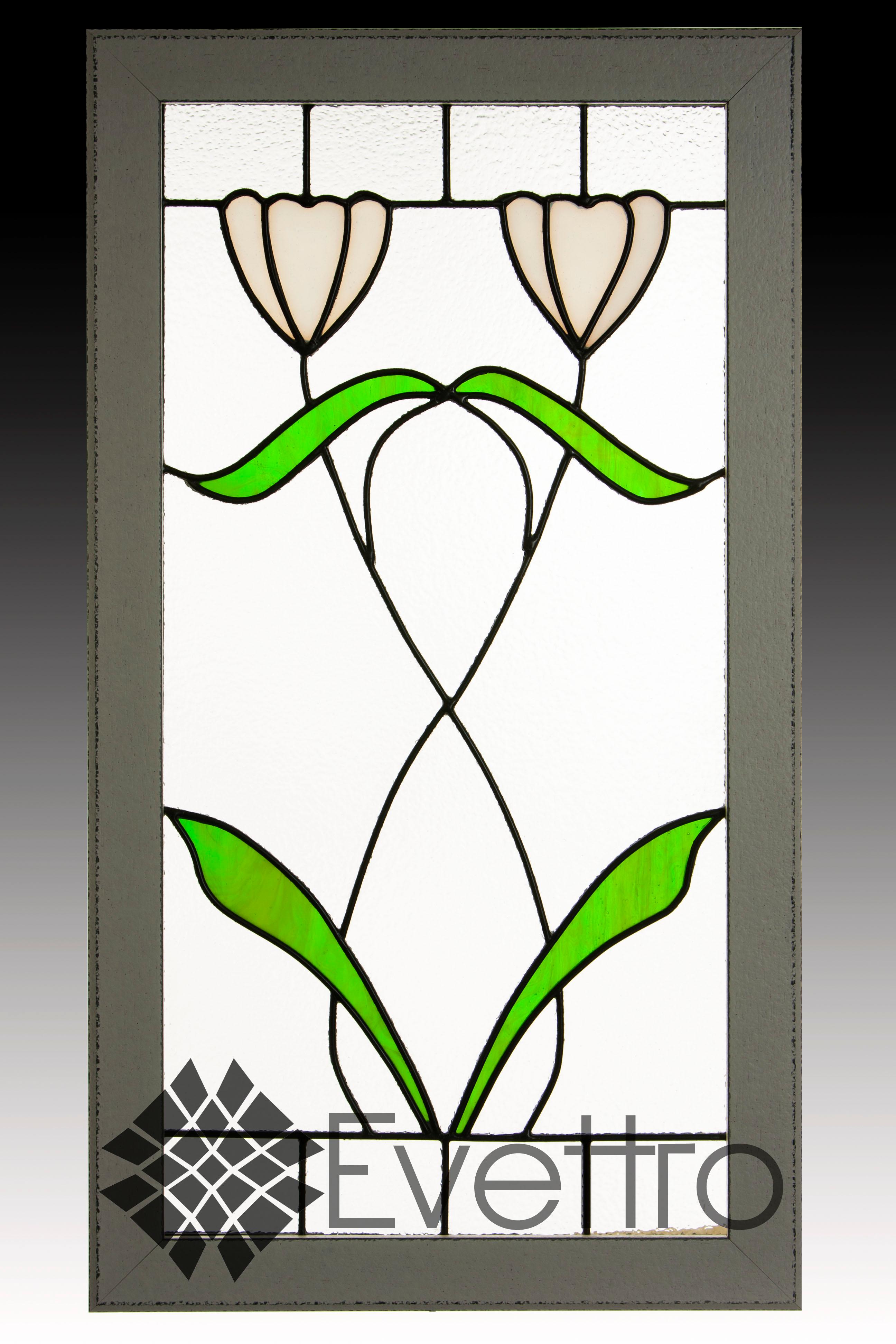 Stained Glass Panel "Sweet Daisy" - Delphi Artist Gallery