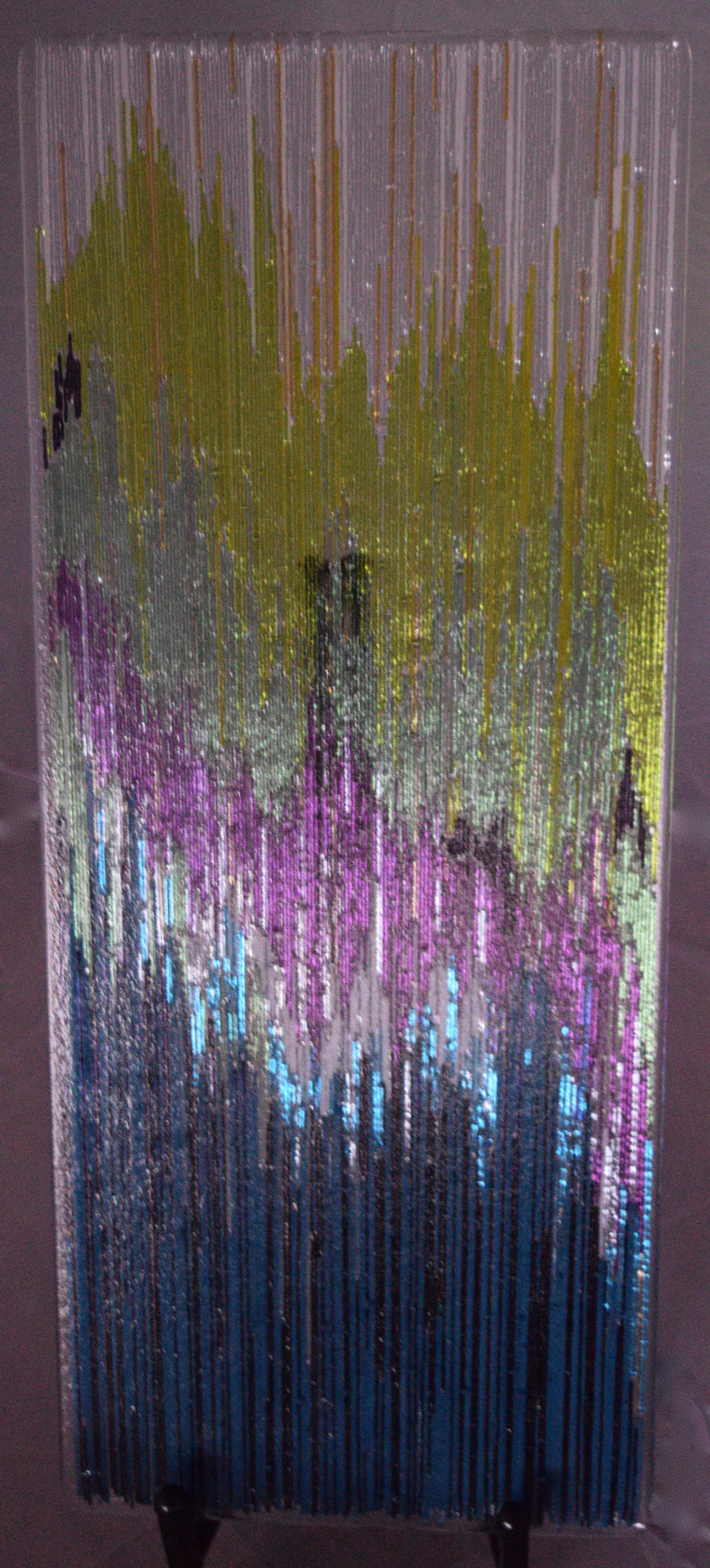 Fused Glass Art Panel - "Renewal" - Delphi Artist Gallery