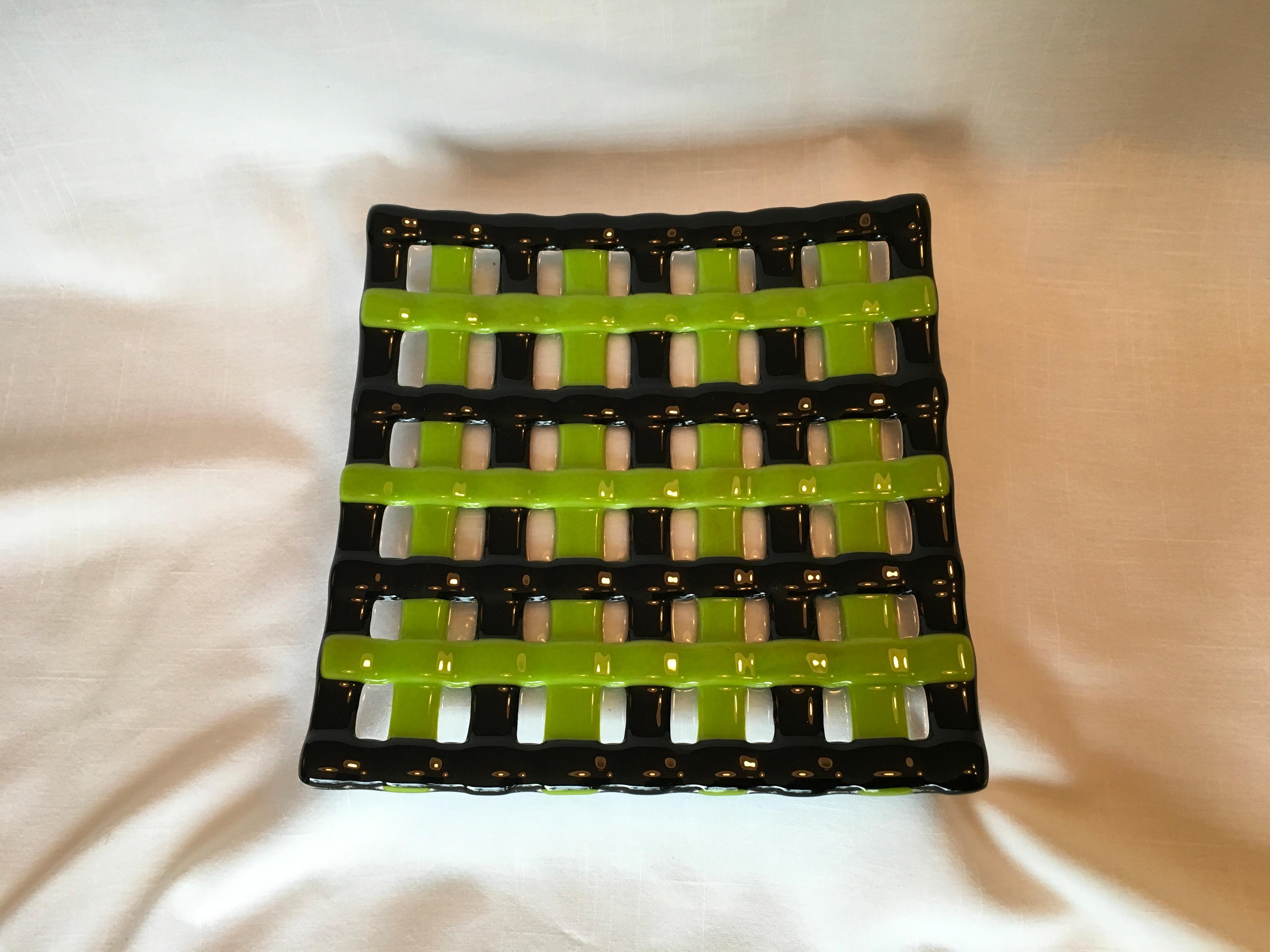 Basket Weave Plate - Delphi Artist Gallery