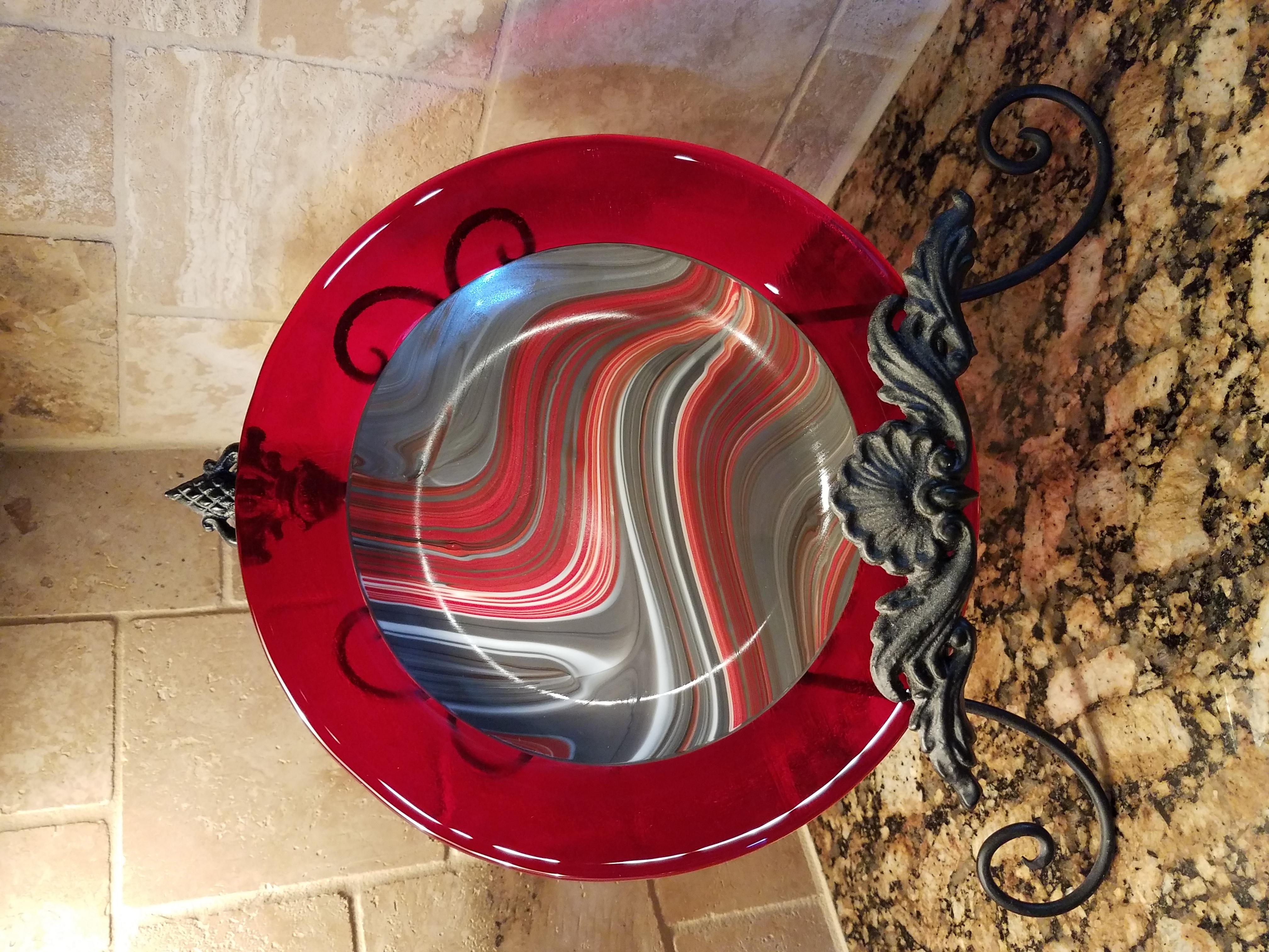 Kiln Formed Glass Plate - Delphi Artist Gallery