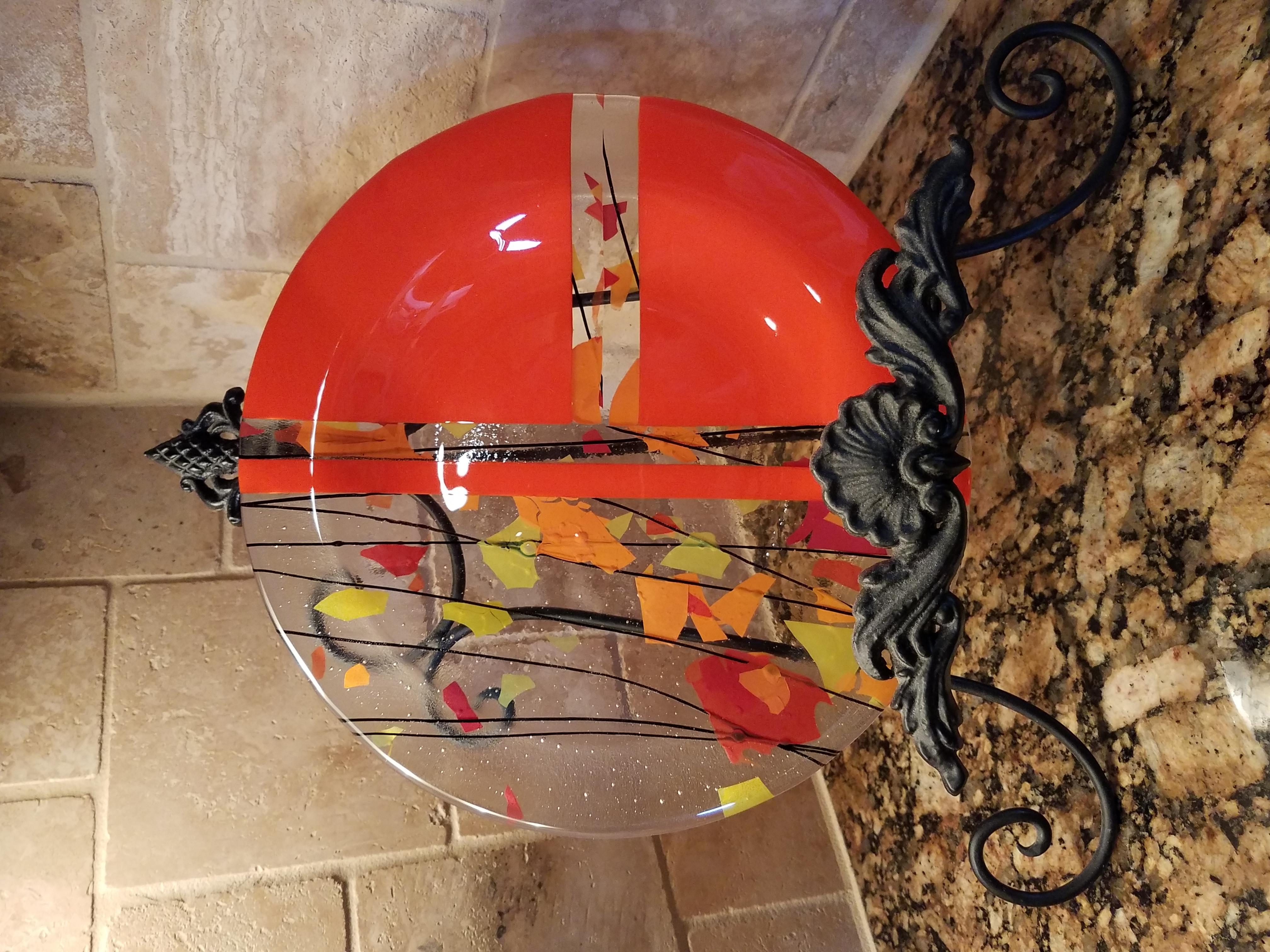Kiln Formed Glass Plate - Delphi Artist Gallery
