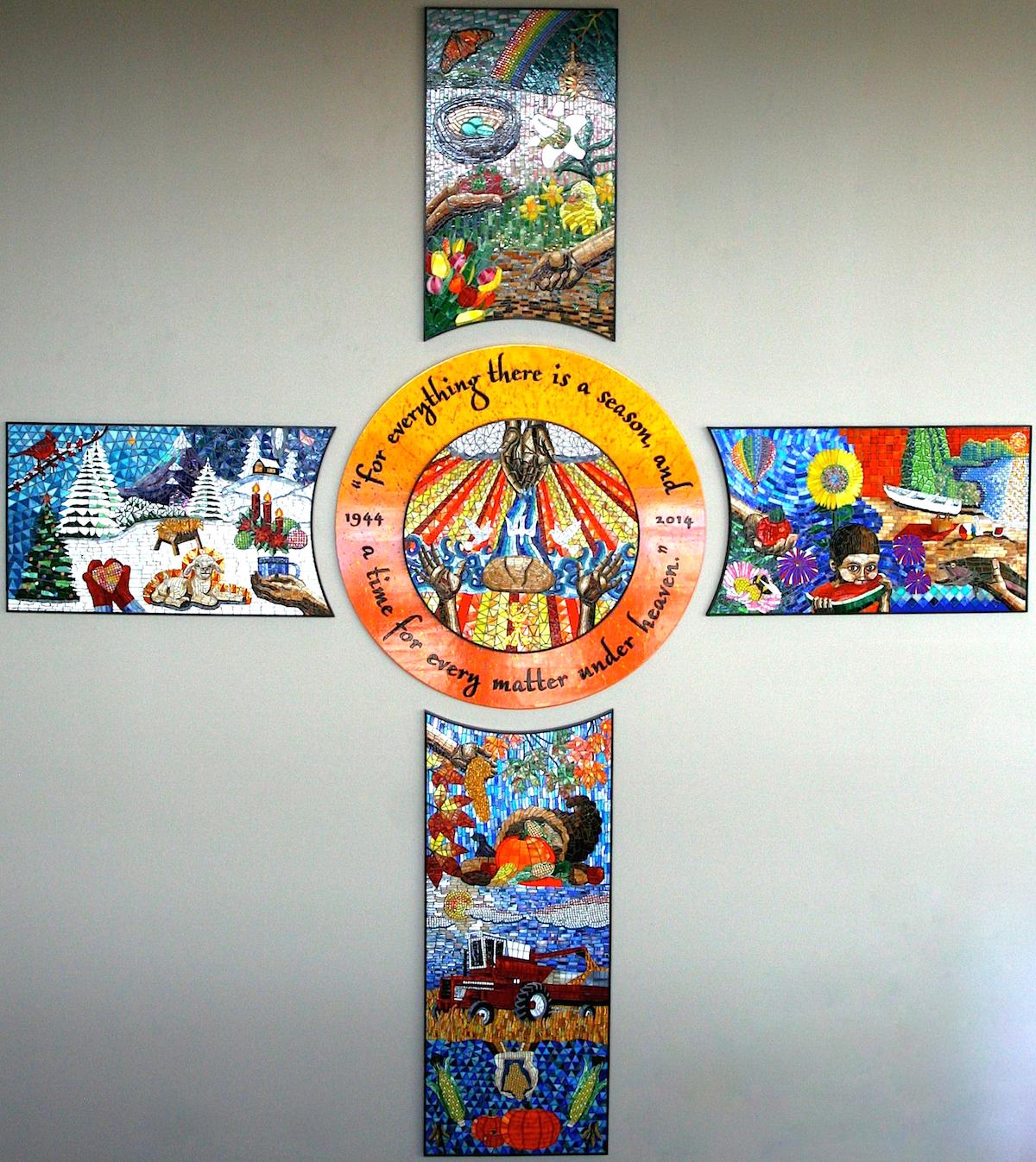 Sacraments & Seasons Cross - Delphi Artist Gallery