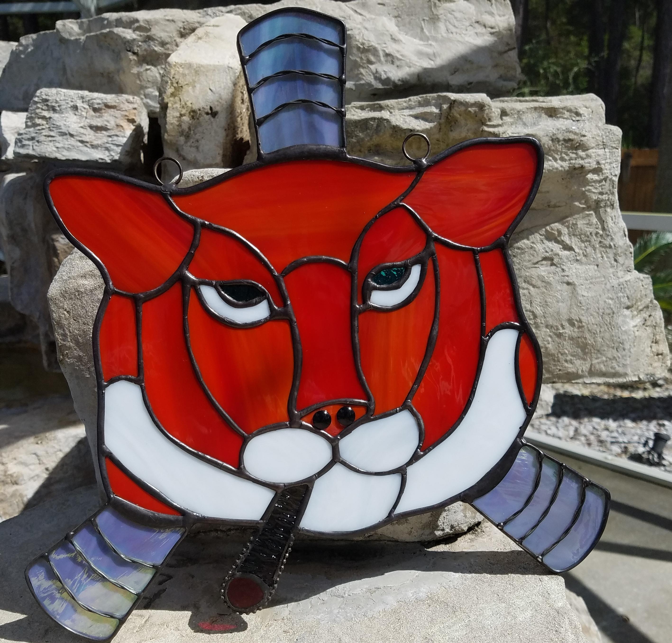 Smoking Tiger, Air Force 606 Osprey Squadron Mascot - Delphi Artist Gallery