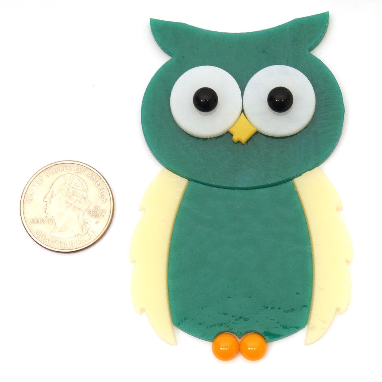 Owl Fusible Pre-Cut - 90 COE | Glass Shapes Delphi Glass